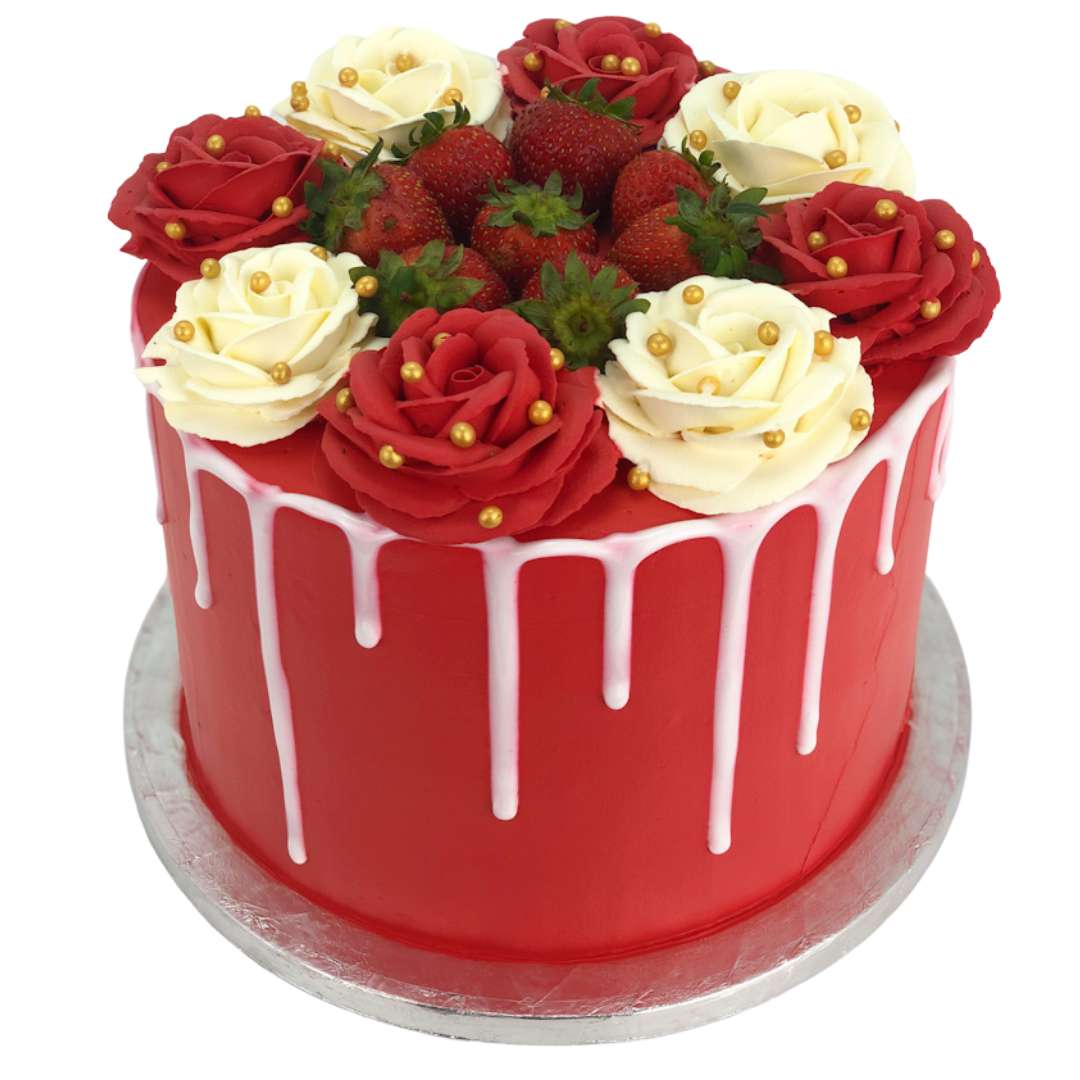 Red Rose Princess Cake - Red robin